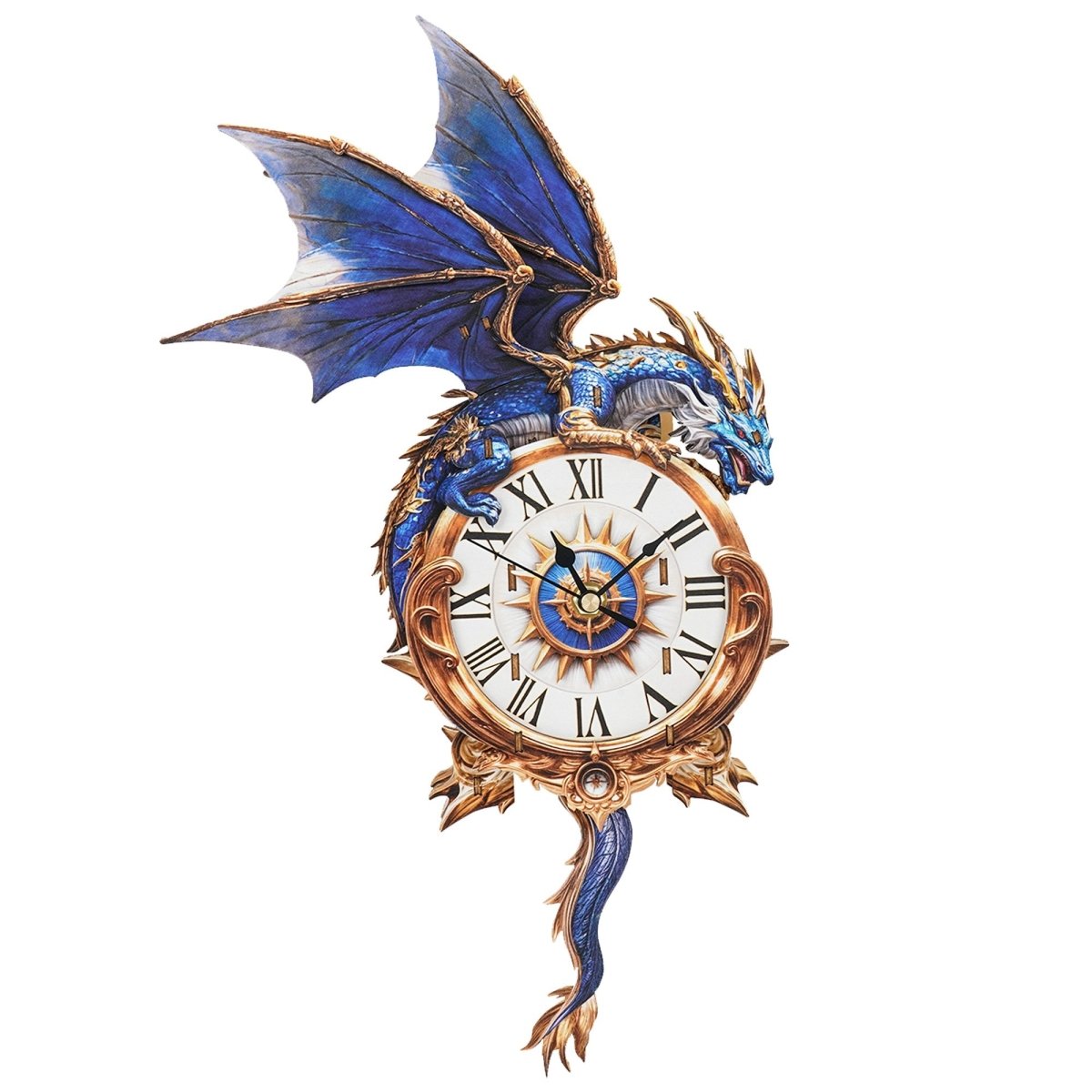 Blue Dragon Wooden Clock Kit - KAAYEE Puzzle