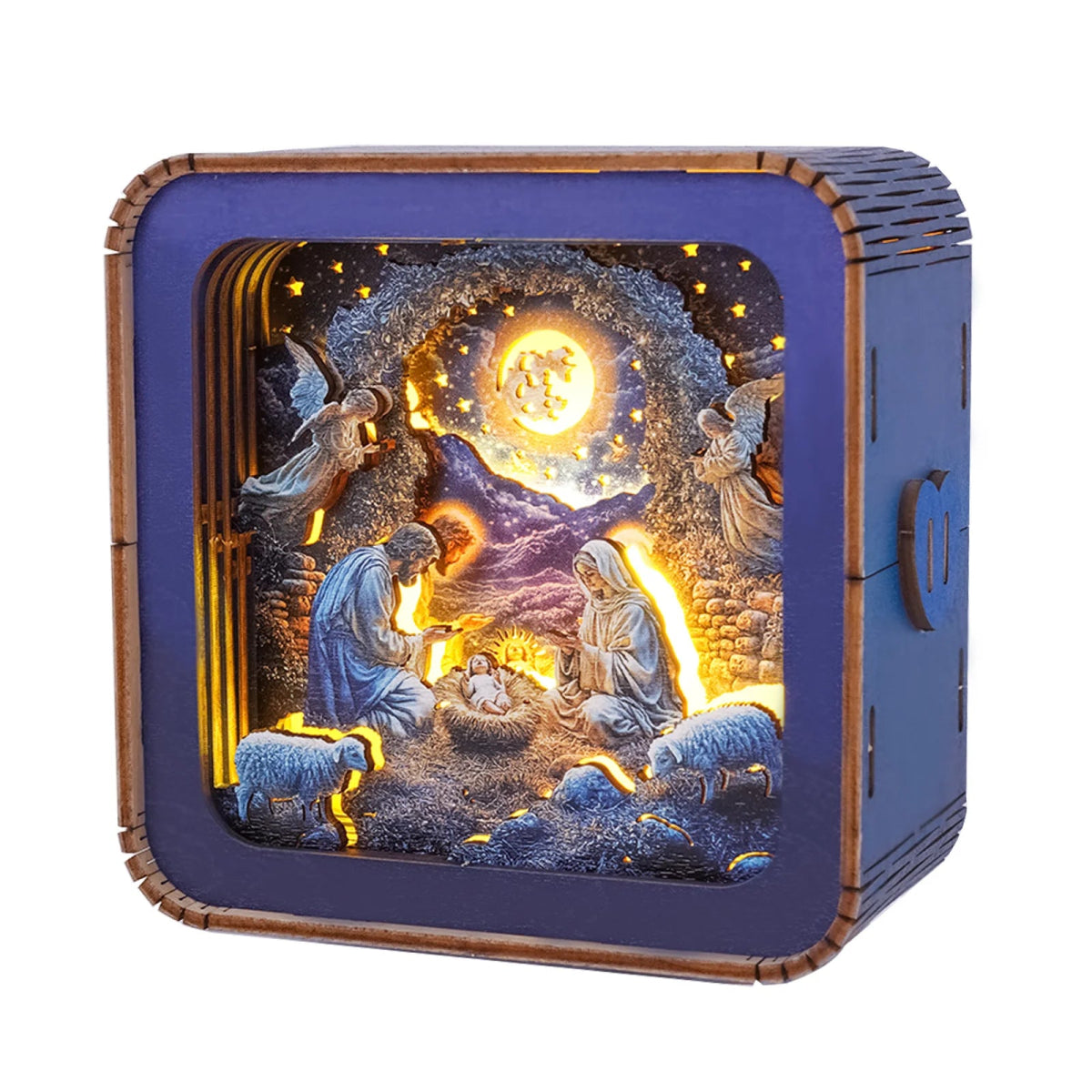The Nativity Wooden Night Light Kit - KAAYEE Puzzle