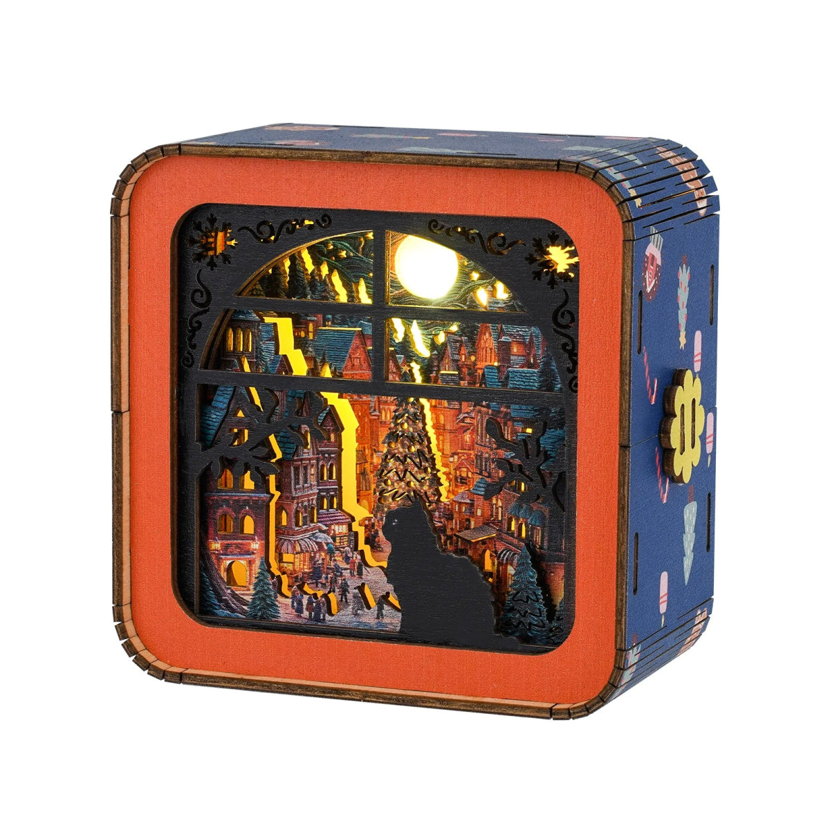 Window Night View Wooden Night Light Kit - KAAYEE Puzzle